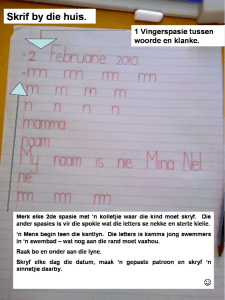 Skrif voorbeelde | © My Klaskamer - idees en gedagtes uit 'n juffrou se pen