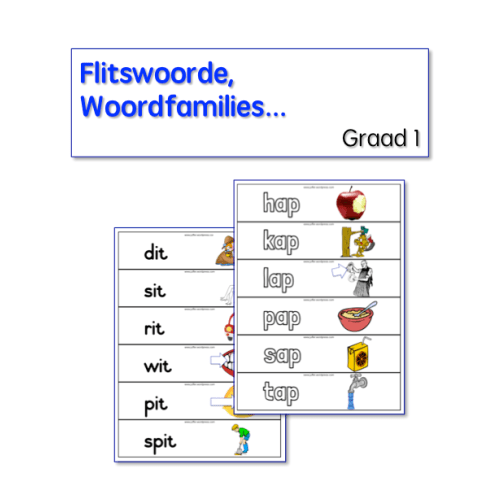 flitskaarte | © My Klaskamer - idees en gedagtes uit 'n juffrou se pen