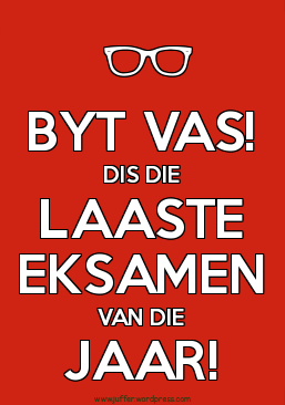 eksamen | © My Klaskamer - idees en gedagtes uit 'n juffrou se pen