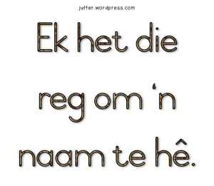 regte | © My Klaskamer - idees en gedagtes uit 'n juffrou se pen