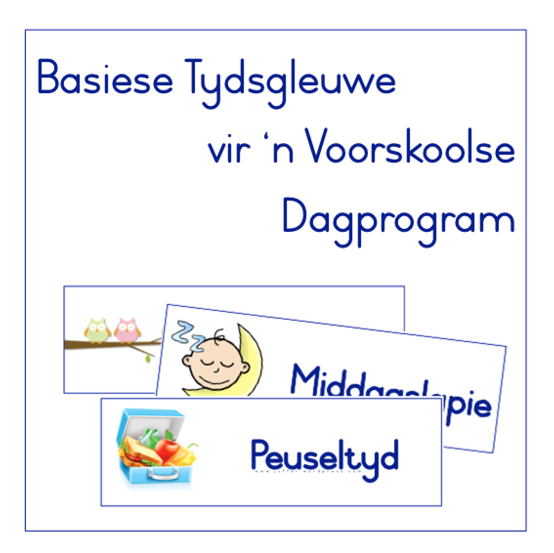 dagprogram | © My Klaskamer - idees en gedagtes uit 'n juffrou se pen