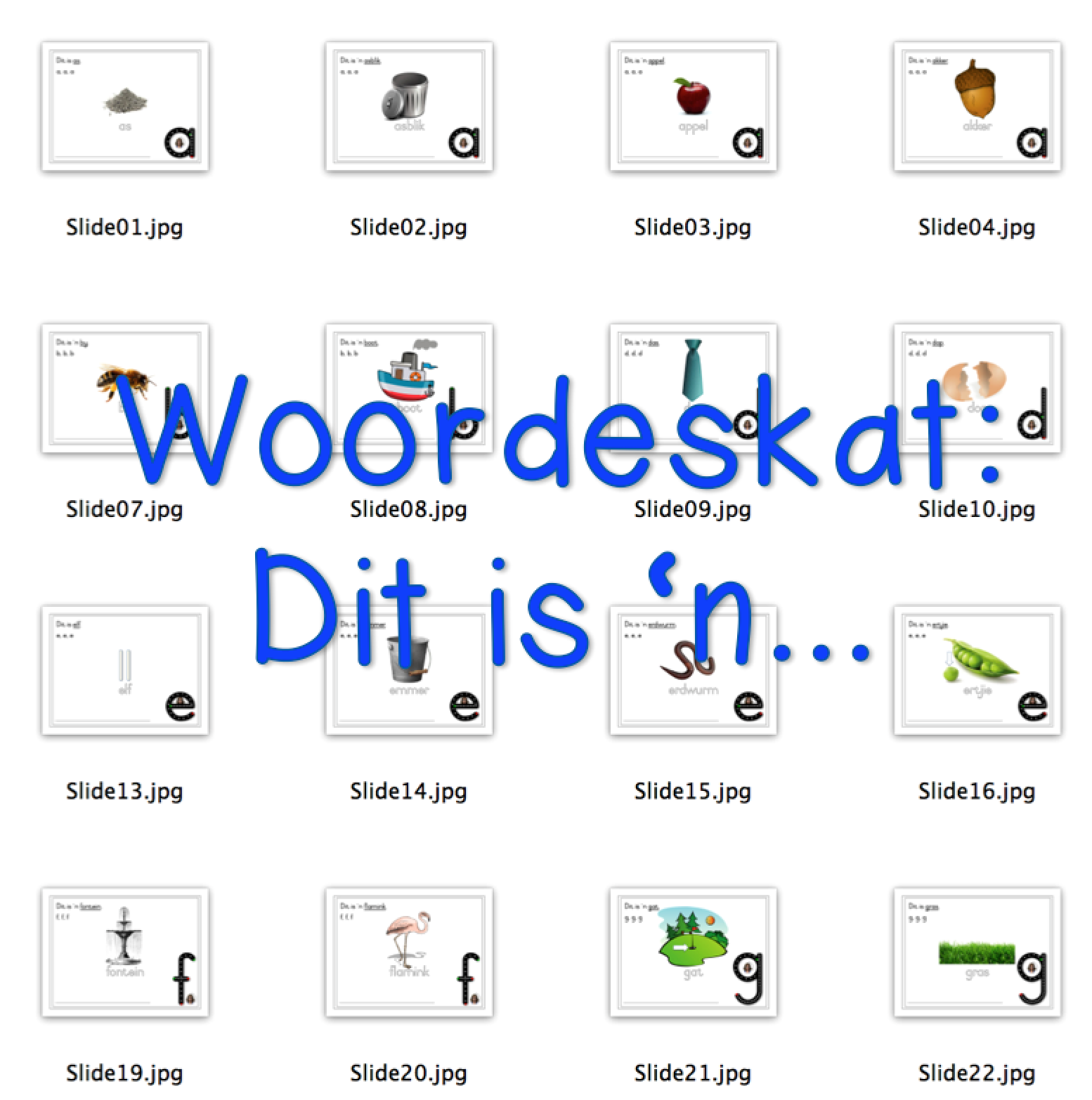 woordeskat1 | © My Klaskamer - idees en gedagtes uit 'n juffrou se pen