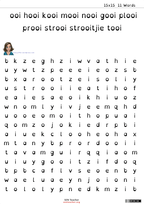 spelwoorde | © My Klaskamer - idees en gedagtes uit 'n juffrou se pen